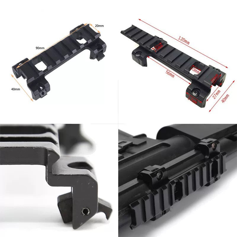 LDT MP5 Lower Profile Metal Scope Rail – WAT INT