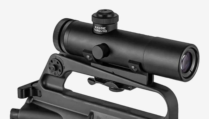 4 x 20mm Magnifier Scope For CAR-15 / xm177 / M16A1 Carry Handle Rifle ...