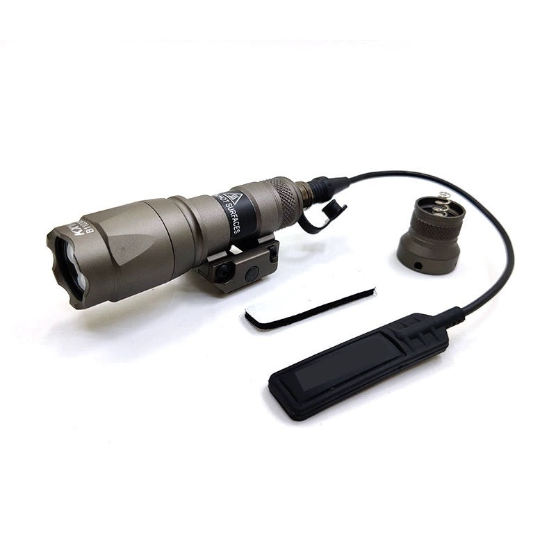 M300C Tactical Light LED Torch with 20mm Picatinny Rail Mount Set DE ...